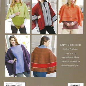 Crochet Book: Crochet Ponchos. This is a New Book. - Etsy