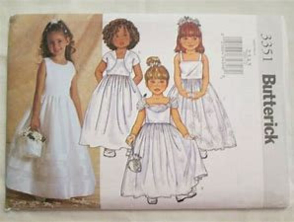 Butterick Girls Fancy Dress Patterns. - Etsy