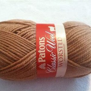 Patons Wool Yarn: 16 Colors Patons Classic Wool Worsted. 210 Yards or 3 ...