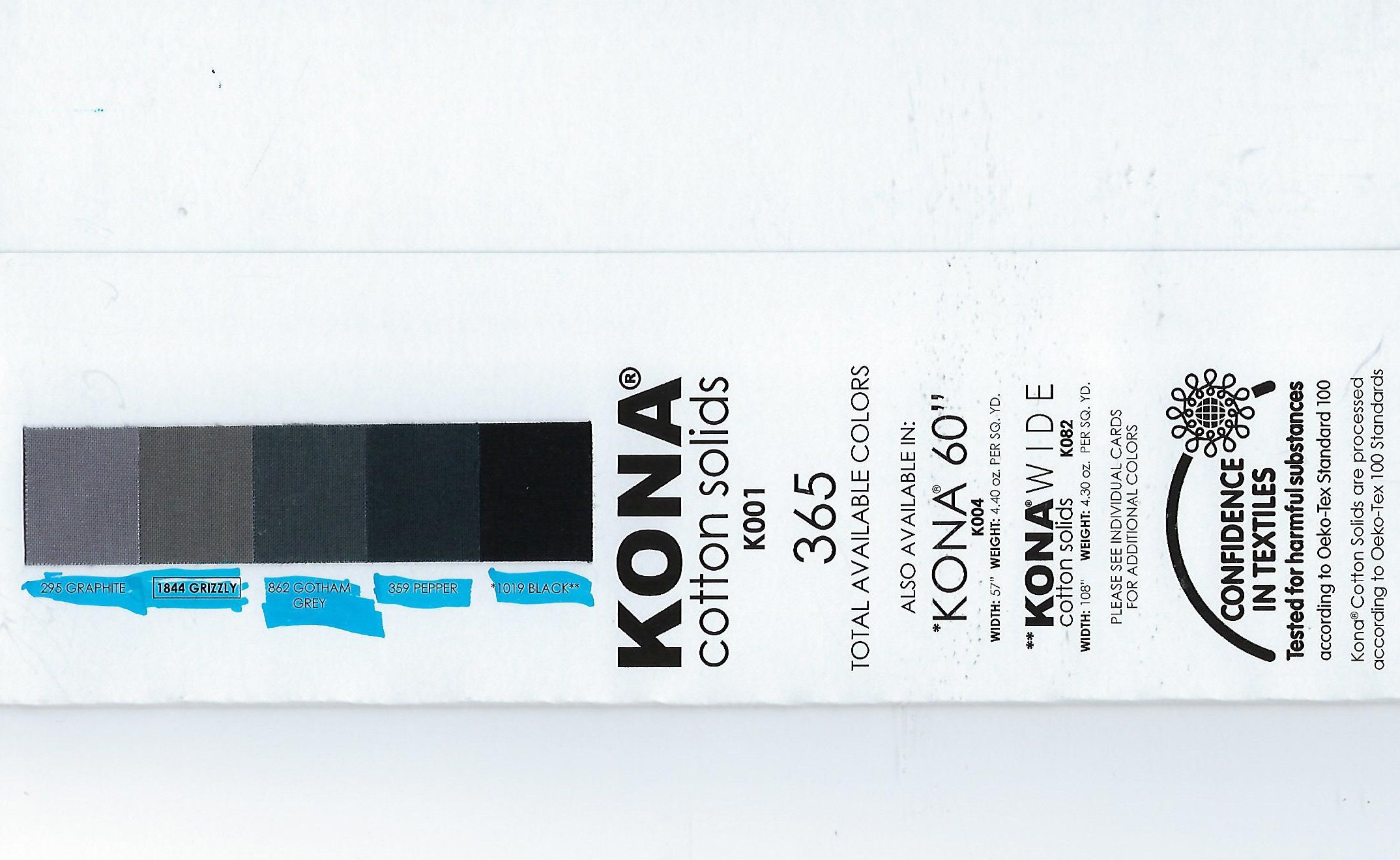 Kona Cotton Fabric by the Yard. Kona Solids: 232 Colors in Stock and ...