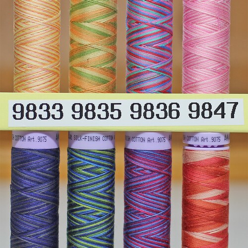 DMC Machine Embroidery Thread Variegated. Size 50 Weight 547 - Etsy