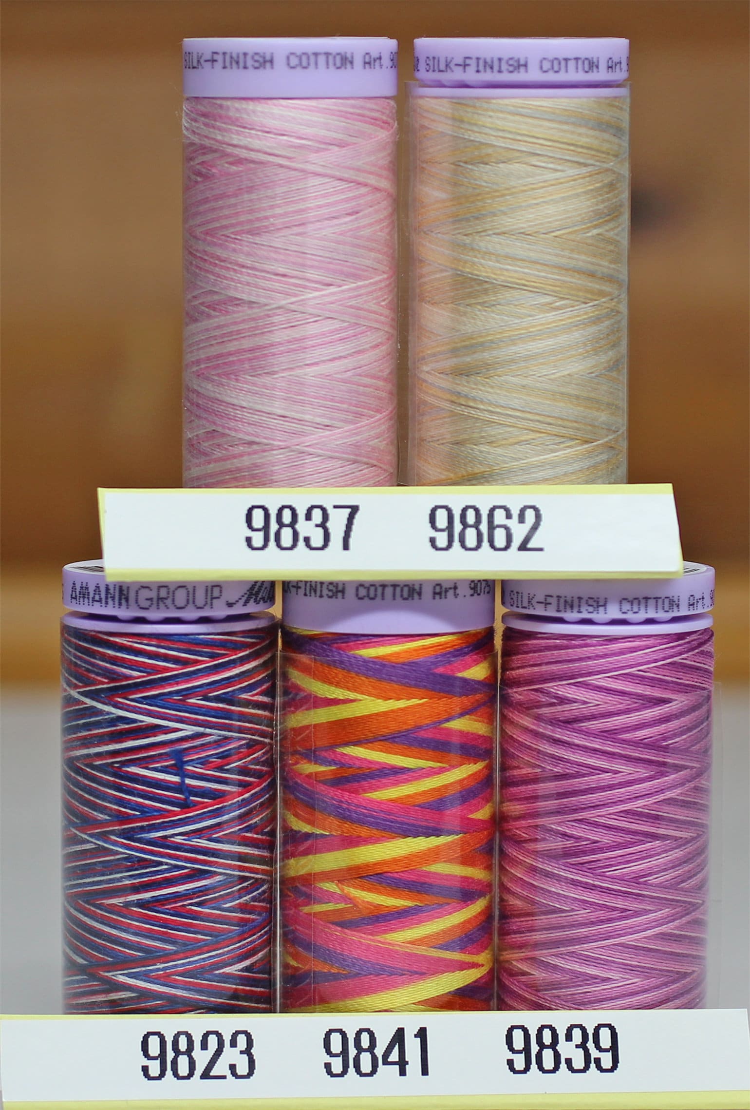 SALE: Mettler Cotton Thread Variegated. 109 Yards of Silk Finished ...