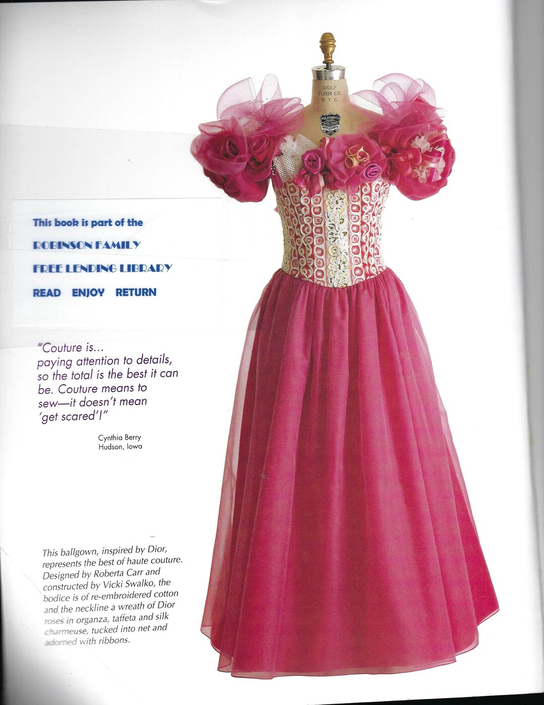 Sewing Book: Couture the Art of Fine Sewing. This is a Used Book. - Etsy