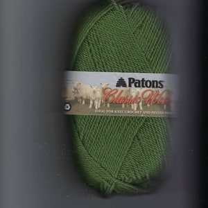 Patons Wool Yarn: 16 Colors Patons Classic Wool Worsted. 210 Yards or 3 ...