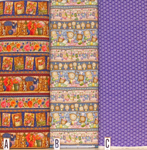 Fabric Quilt: Cotton Fabric by the Yard. - Etsy