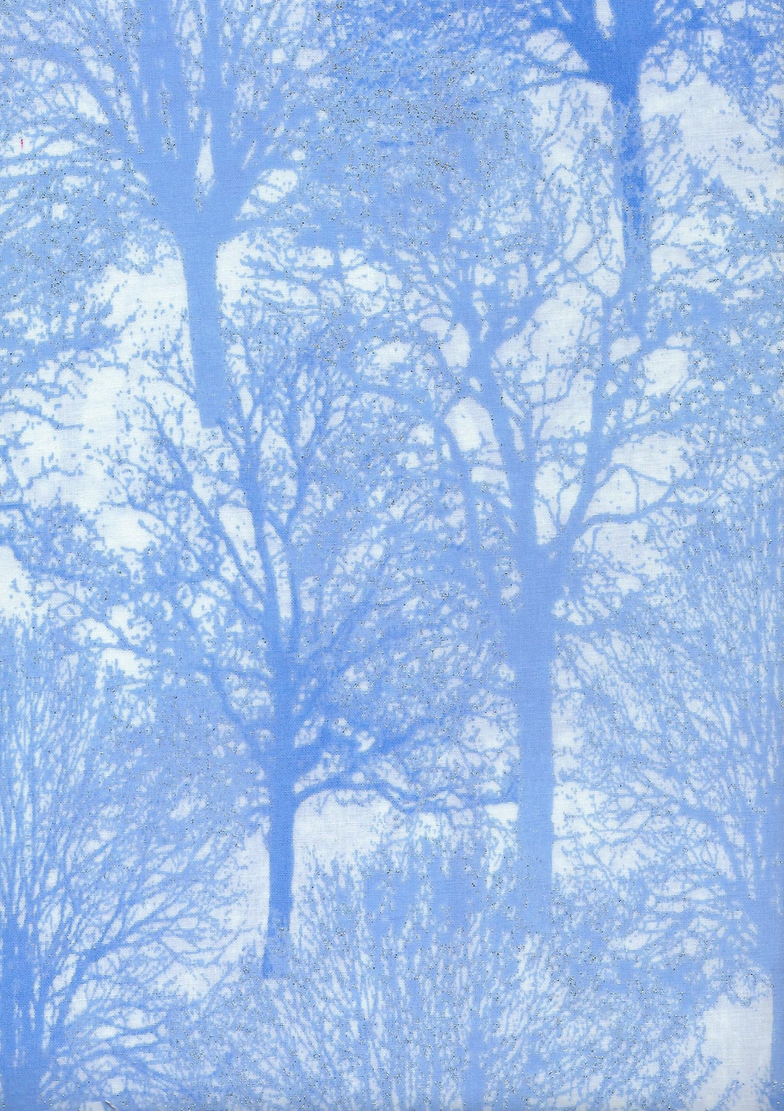 Cotton fabric by the yard. Snow by Timeless Treasures is a | Etsy