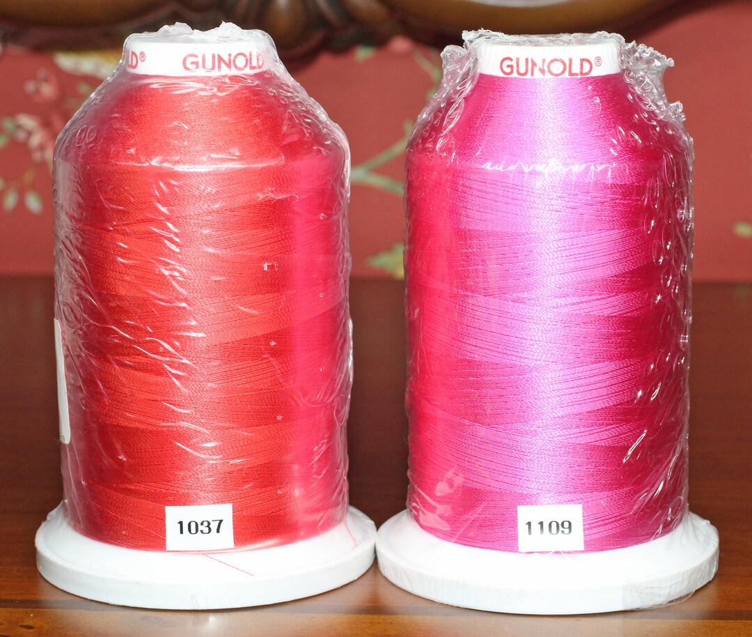 Sulky Light Red #1037 Machine Embroidery Thread. 40 Weight, Rayon ...