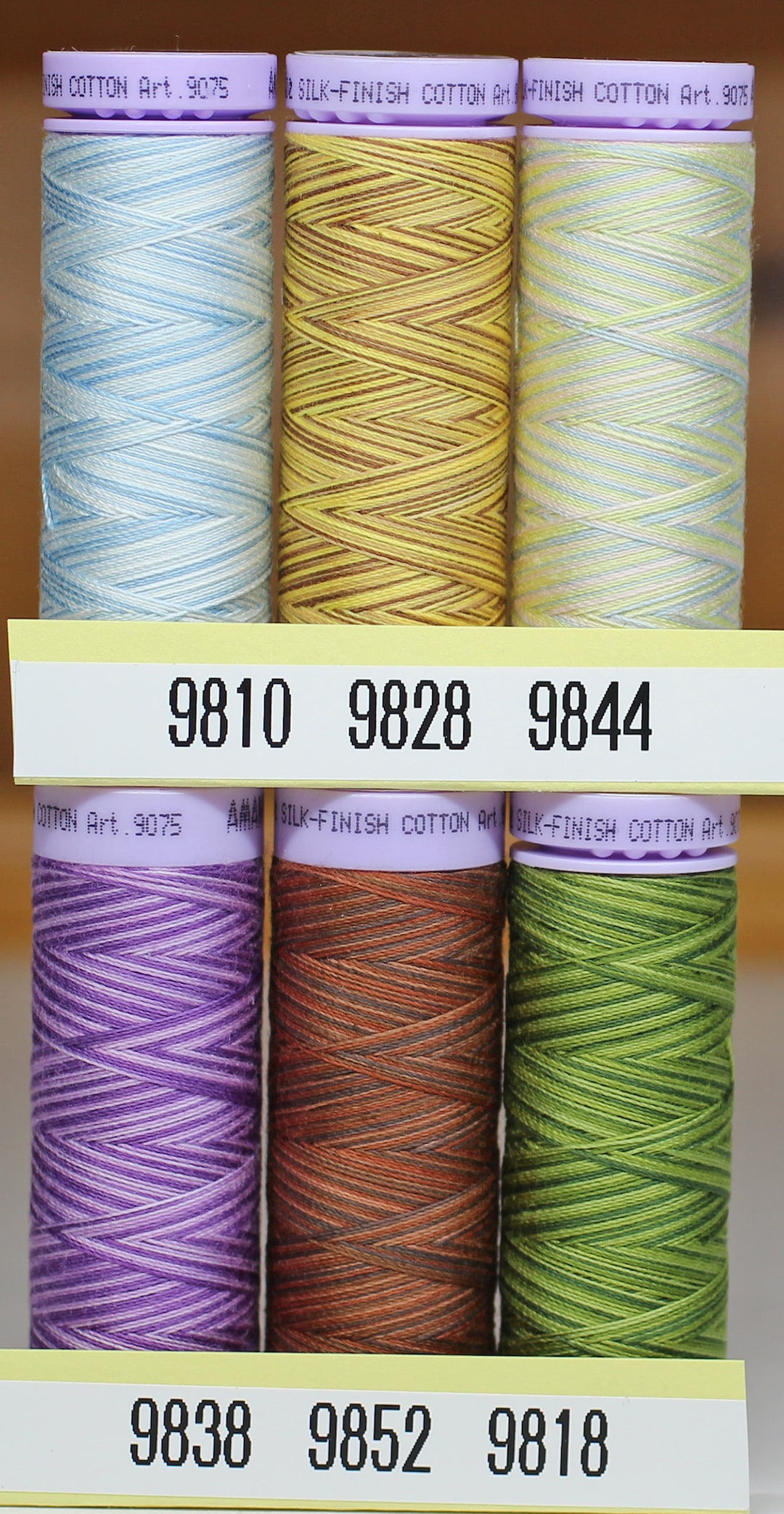 SALE: Mettler Cotton Thread Variegated. 109 Yards of Silk Finished ...