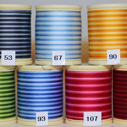 DMC Machine Embroidery Thread Variegated. Size 50 Weight 547 - Etsy