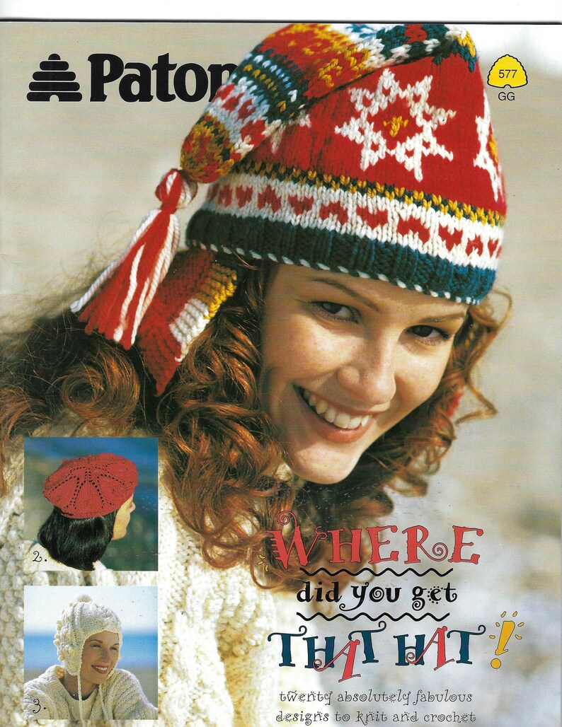 Patons Knit and Crochet Patterns. - Etsy