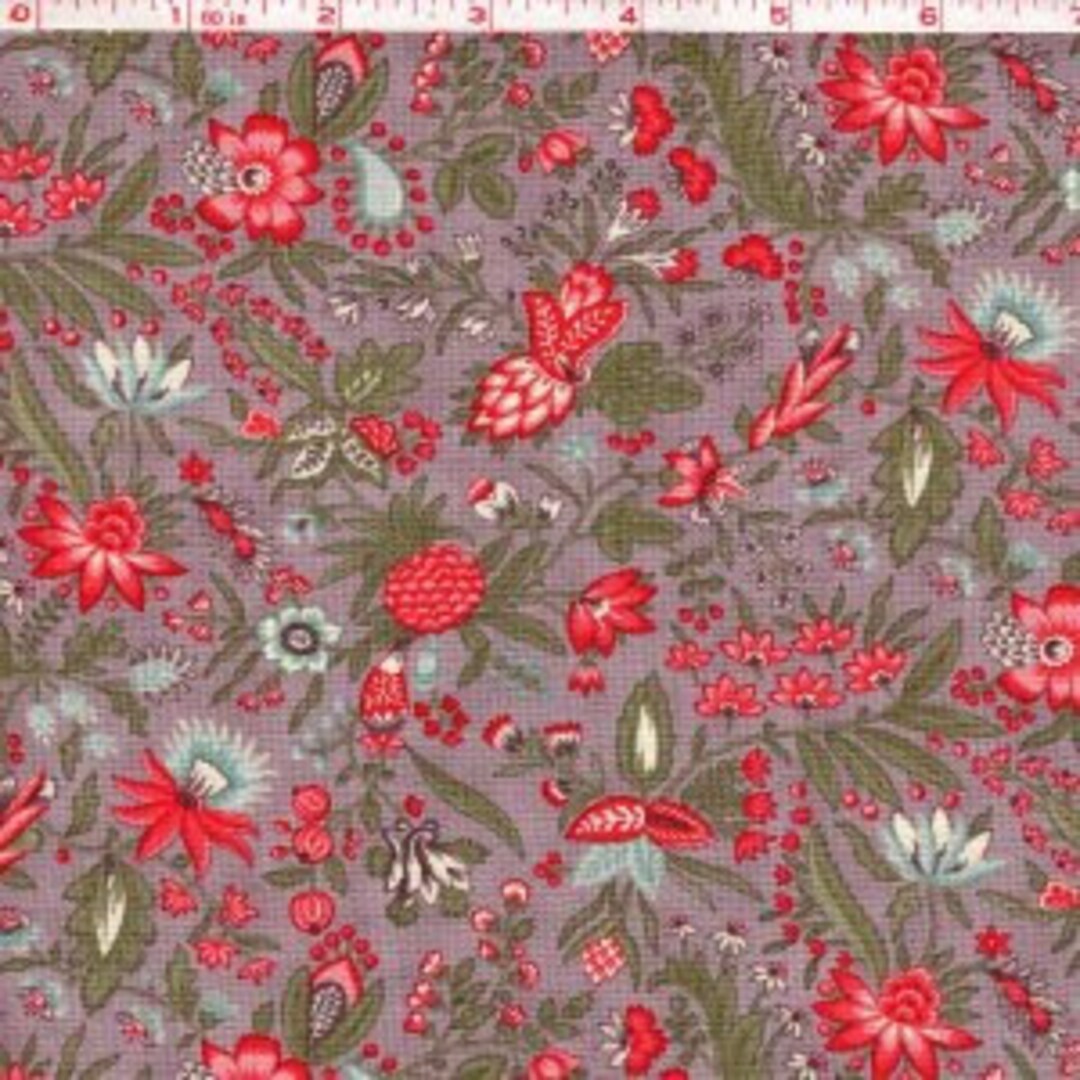 Moda Cotton Fabric by the Yard. "quill-mauve" by 3 Sisters. - Etsy