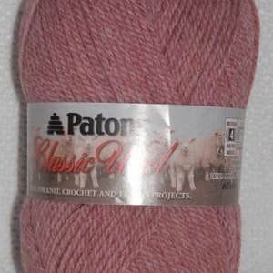 Patons Wool Yarn: 16 Colors Patons Classic Wool Worsted. 210 Yards or 3 ...