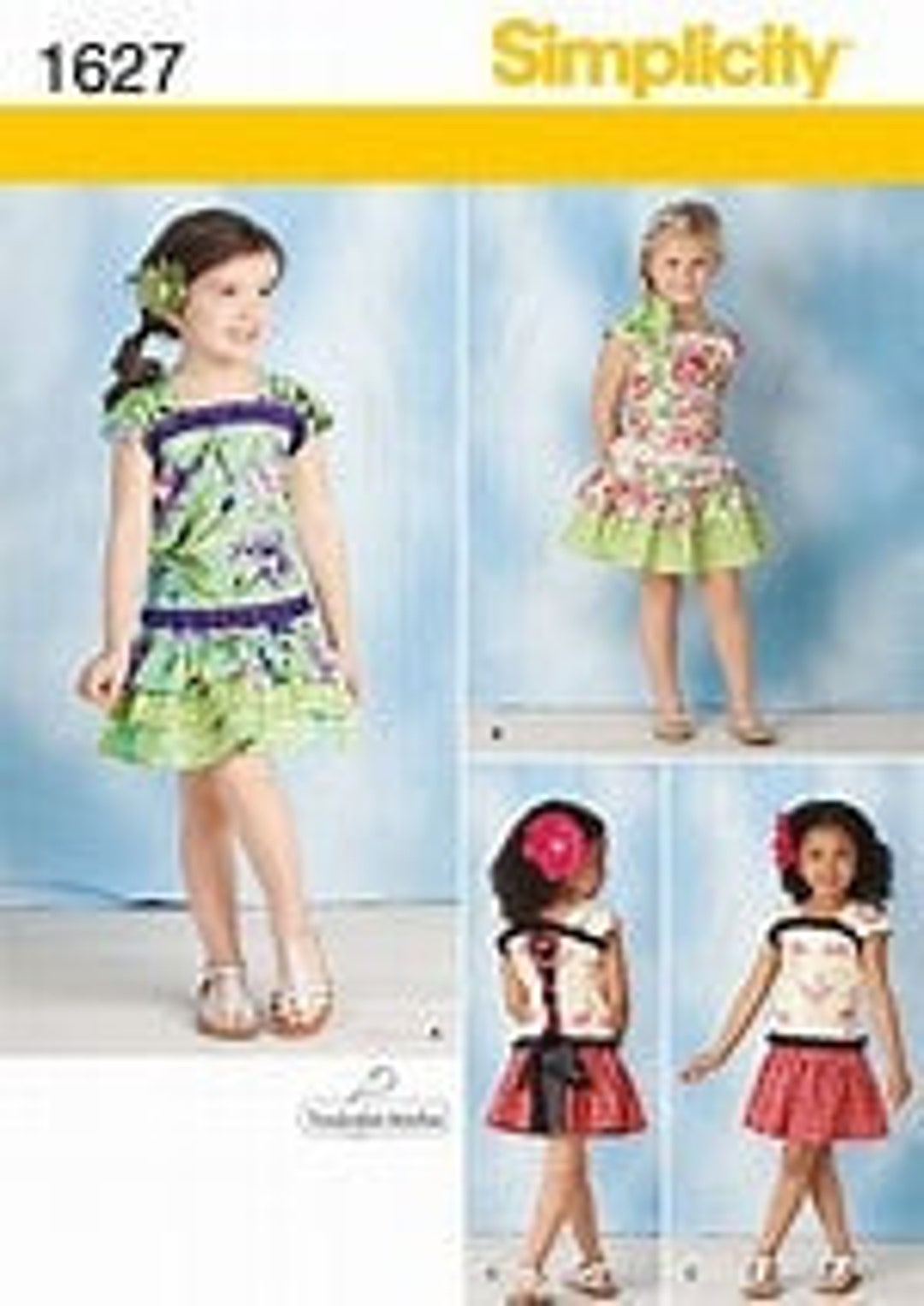 Simplicity Girls Dress Patterns 1382 1433 1547 1567 1568 Etsy