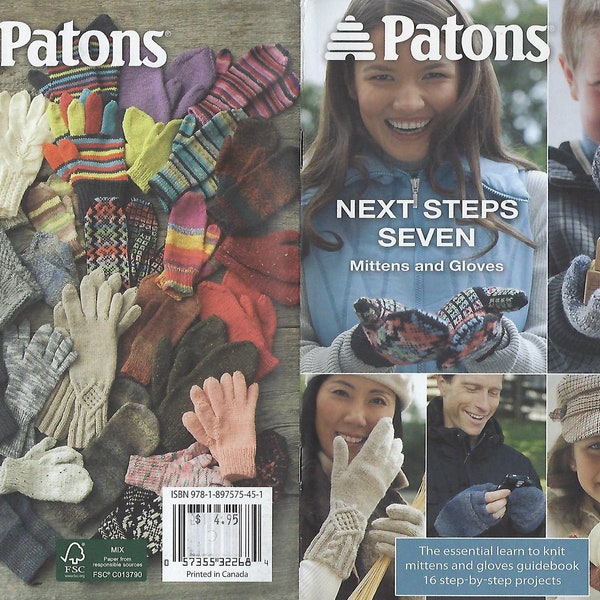 Patons Knit Pattern - Etsy