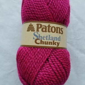 Patons Shetland Chunky Yarn. I List 7 Colors With 2 of Them Shetland ...