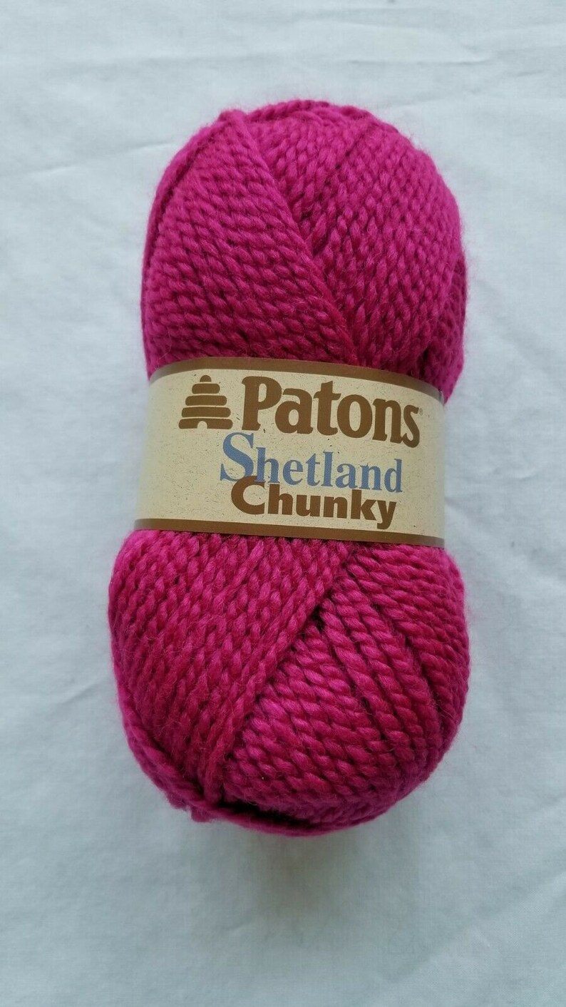 Patons Shetland Chunky Yarn. I List 7 Colors With 2 of Them - Etsy