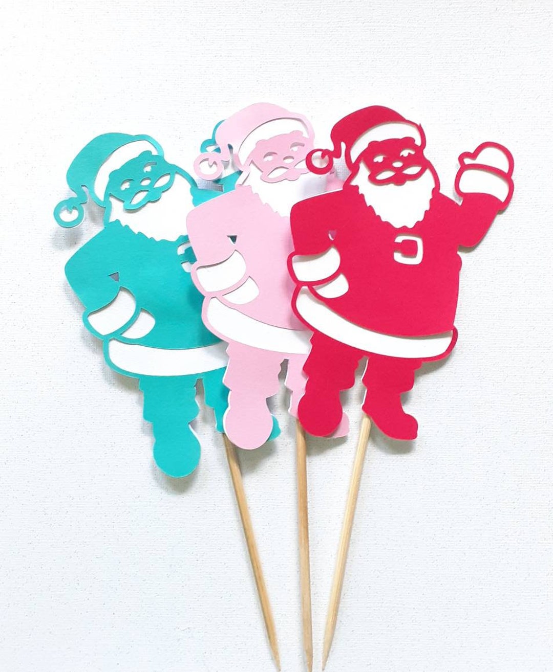 Santa Claus Cake Topper. Christmas Cake Topper. Christmas Centerpiece ...