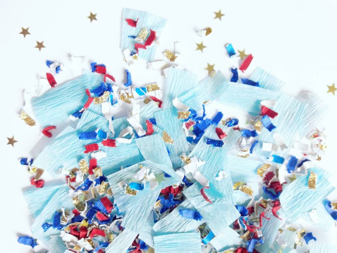 Fourth of July Confetti. Patriotic Confetti. Patriotic Birthday. Fourth ...