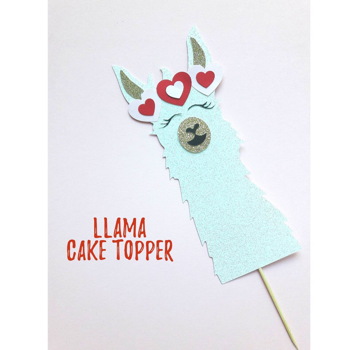 Llama Cake Topper, Llama Party Centerpiece - Etsy