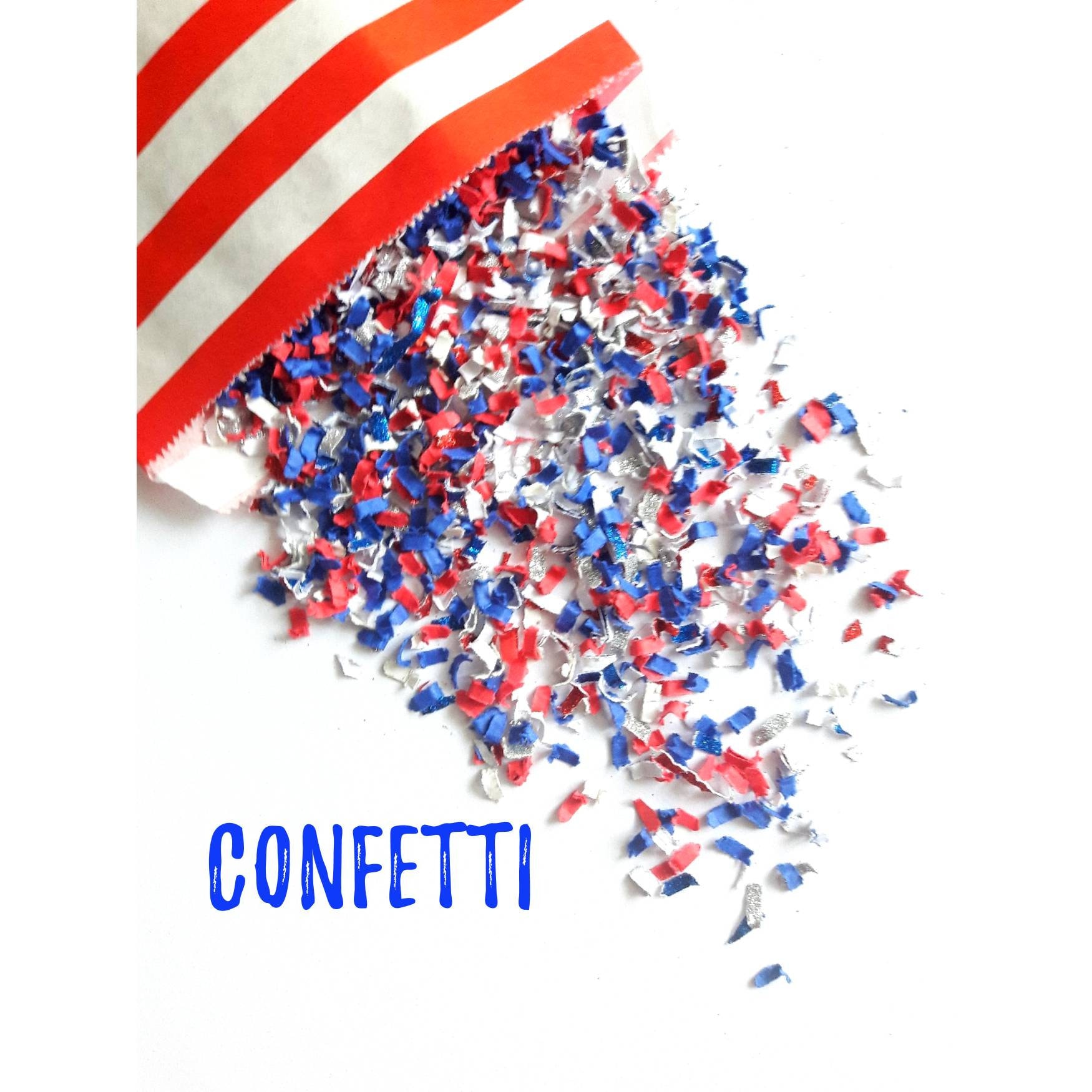 Fourth of July Confetti. Fourth of July Party. July Birthday. | Etsy