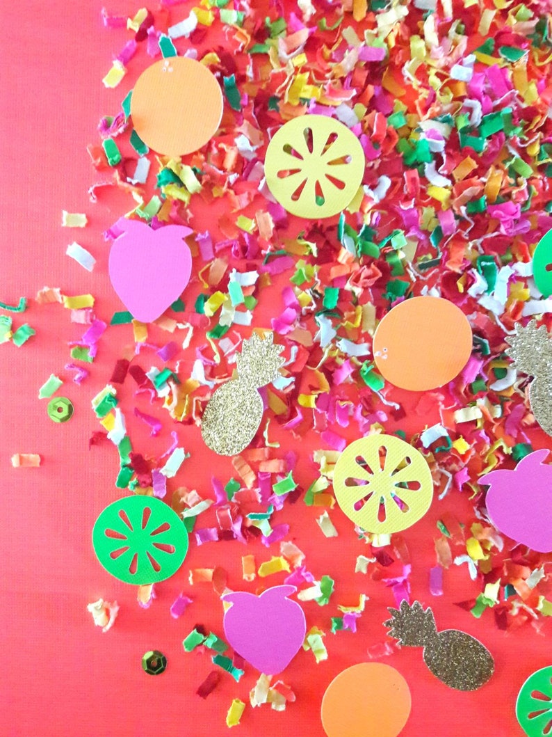 Tutti Frutti Confetti. Twotti Frutti. Fruit Birthday. Fruit - Etsy