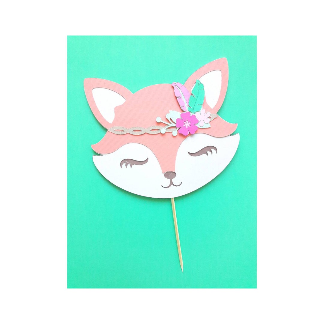Woodland Cake Topper. Fox Centerpiece. Woodland Theme. Woodland ...