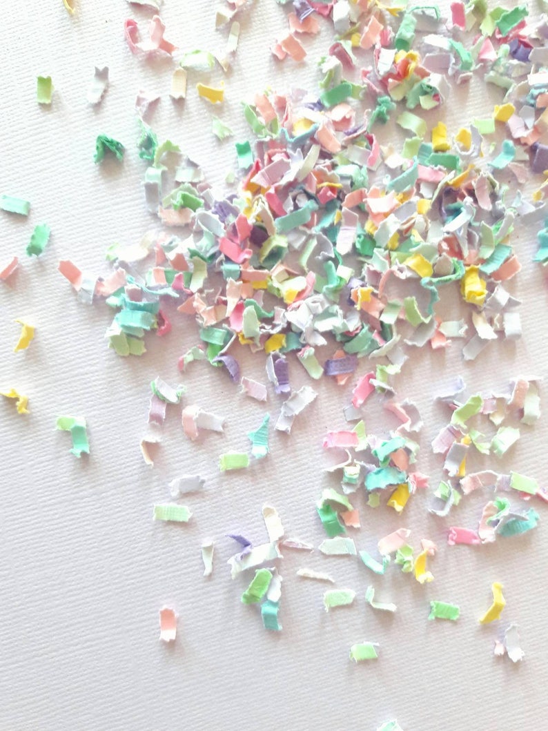 Pastel Confetti. Pastel Birthday Decorations. Pastel Party - Etsy