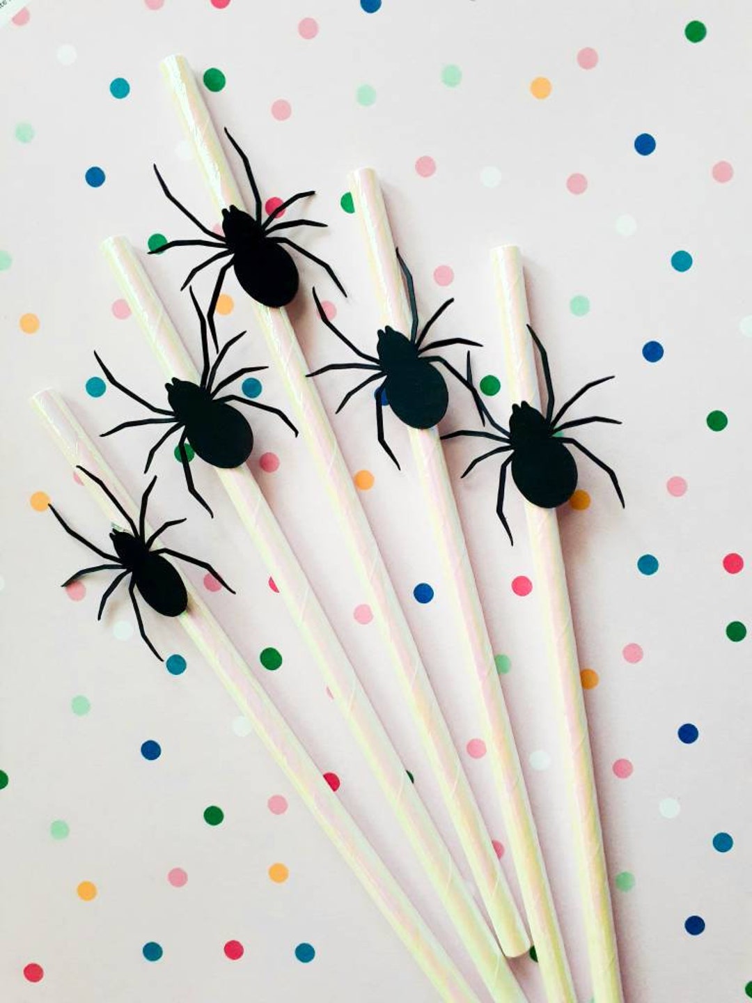 Spider Paper Straws. Spiders. Spider Theme. Hocus Pocus. Modern ...