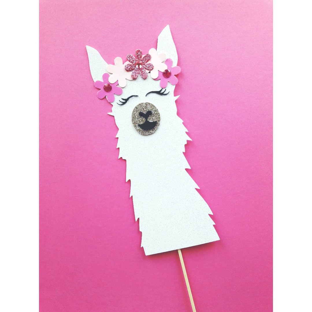 Llama Cake Topper, Llama Party Centerpiece - Etsy