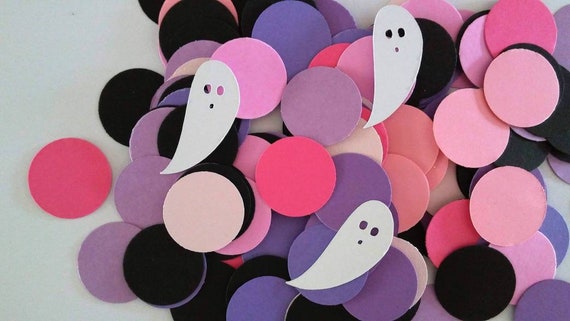 Modern Halloween. Ghost Confetti. Pastel Confetti. Ghost Baby - Etsy