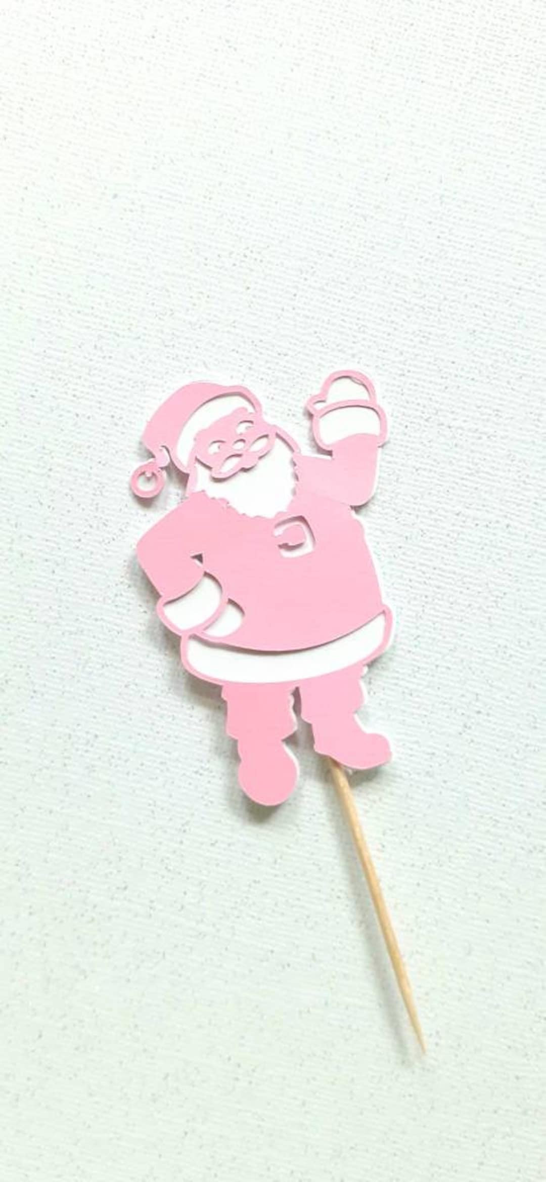 Santa Claus Cake Topper. Christmas Cake Topper. Christmas Centerpiece ...