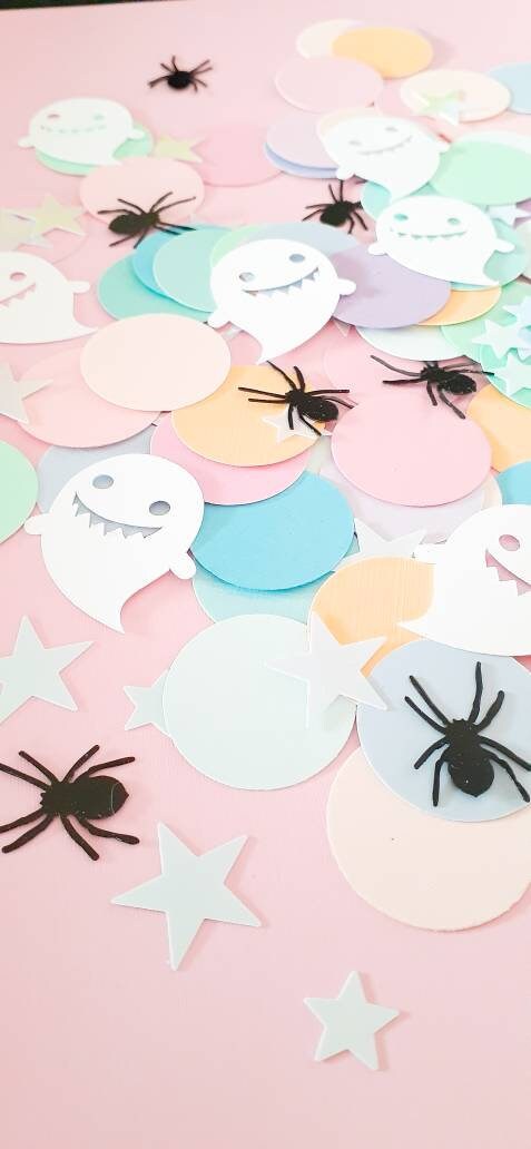 Pastel Halloween. Pink Halloween. Modern Halloween. Pastel - Etsy