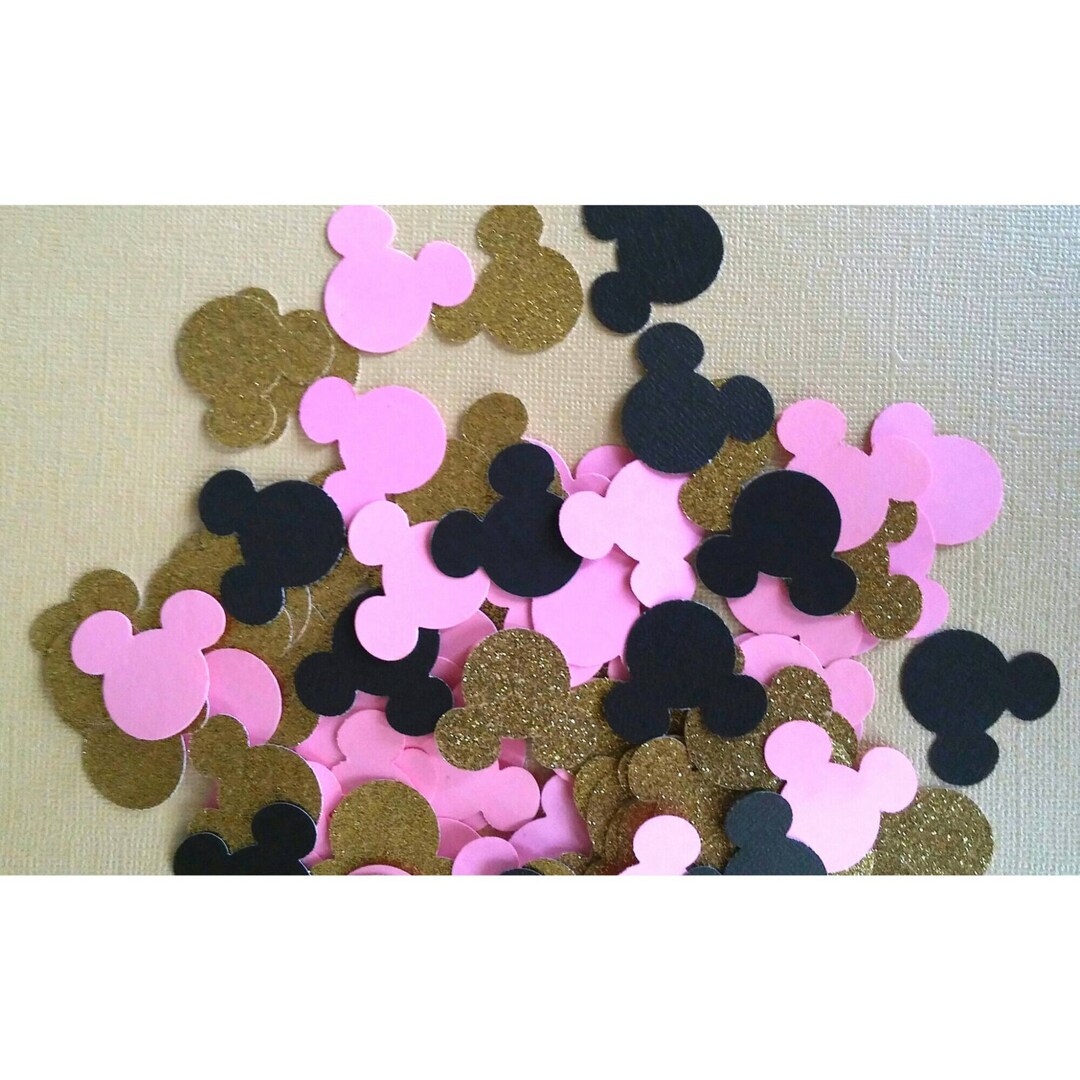 Minnie Mouse Confetti. Minnie Mouse Party Decor. Minnie Mouse Birthday ...