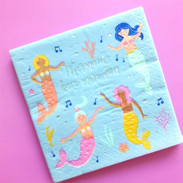 Mermaid Napkins - Etsy