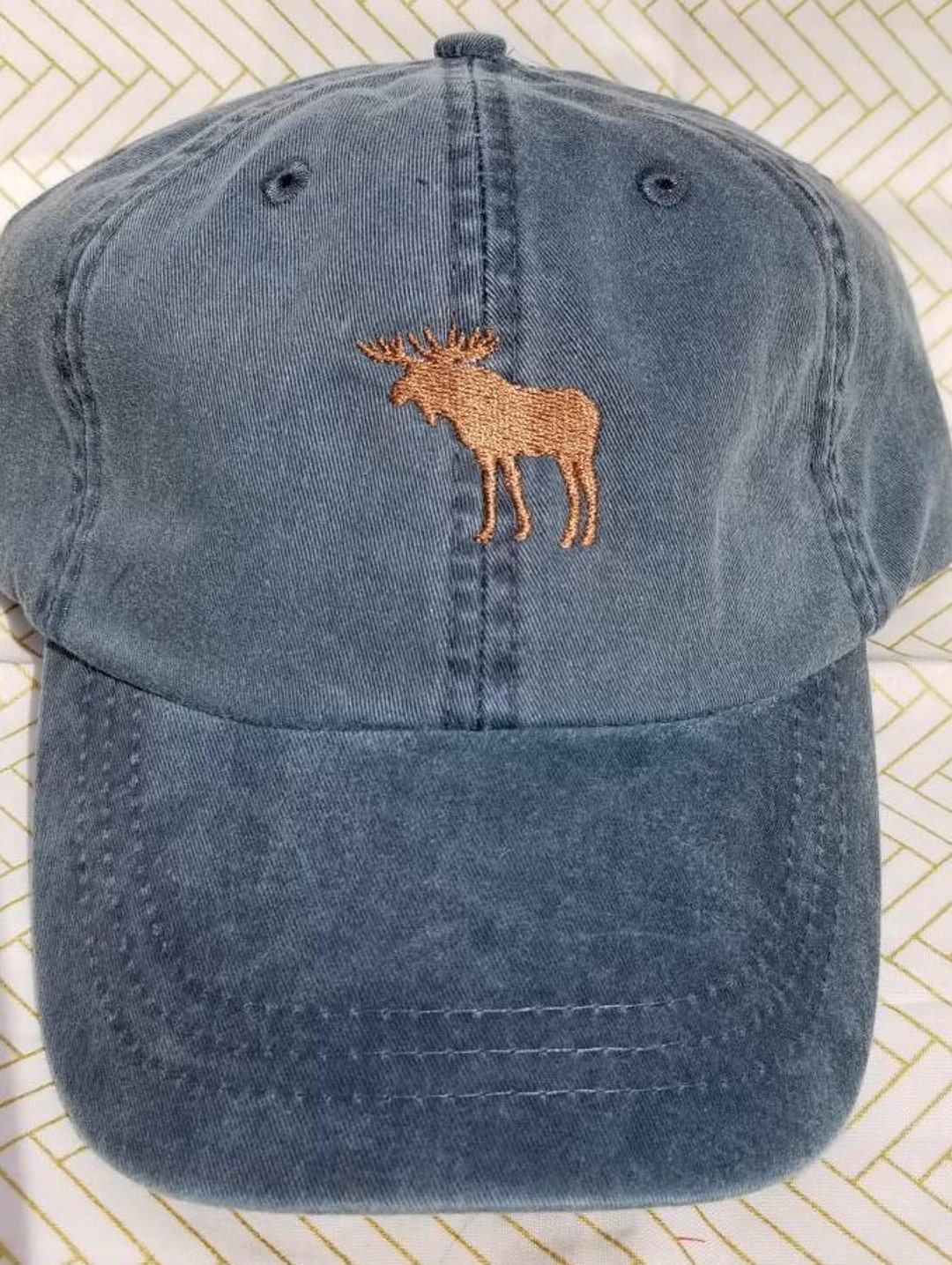 Mini Moose Embroidered Baseball Hat - Etsy