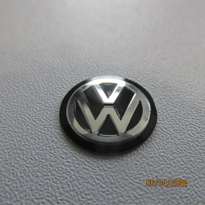 VW Volkswagen Key Fob Remote Logo Metal Badge Sticker Emblem 3D ...