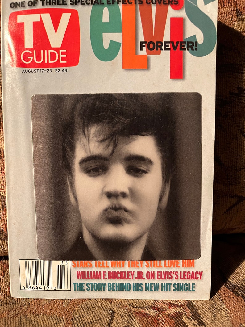 Vintage Collectible Elvis TV Guide, Aug. 17-23, 2002. Special Effects ...