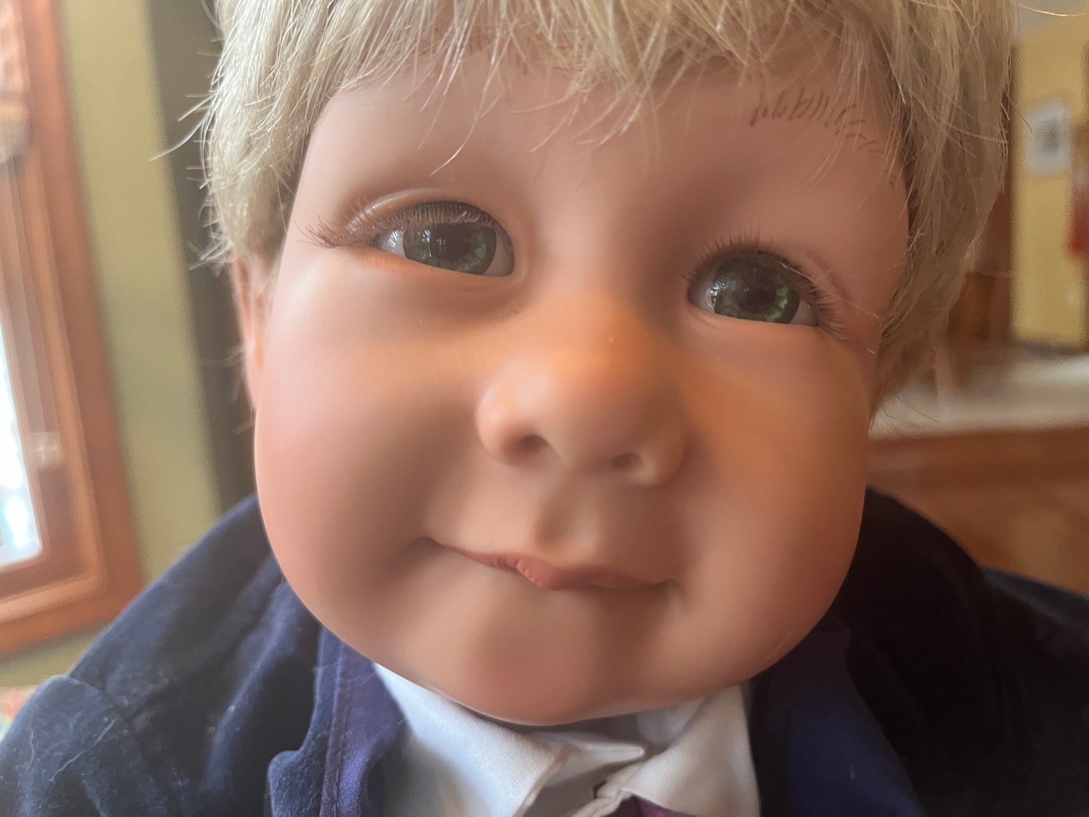 Vintage Pat Secrist mylo Doll, Light Brown Hair, Blue Hazel Eyes ...