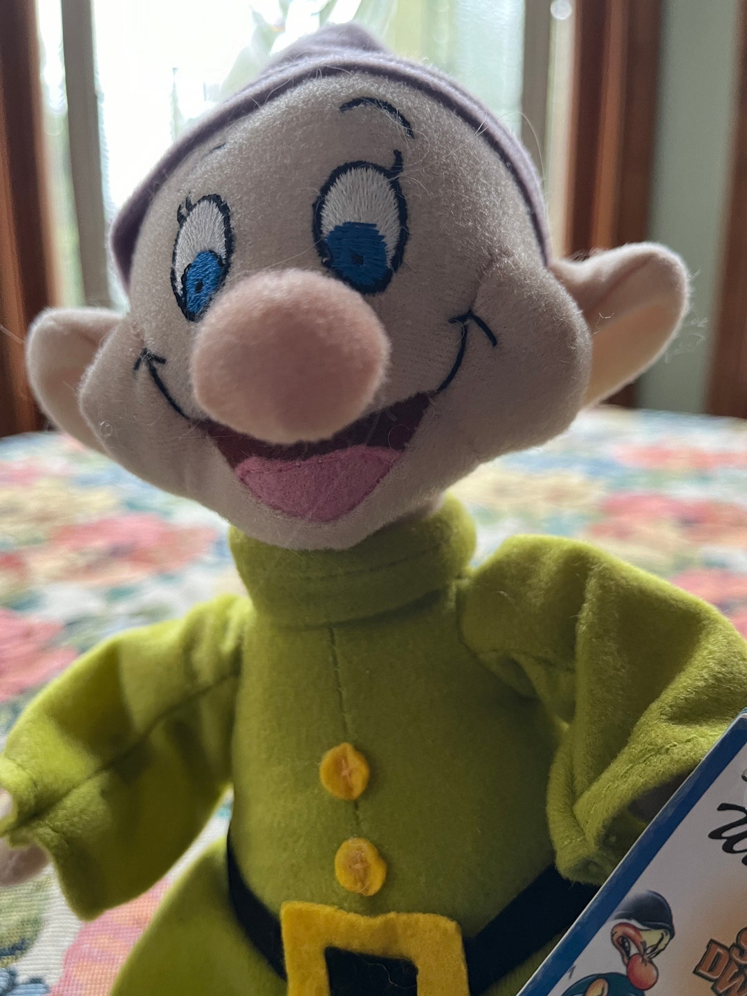 Vintage, Walt Disney's the Seven Dwarfs, Dopey, Stuffed Toy, Early 1990 ...