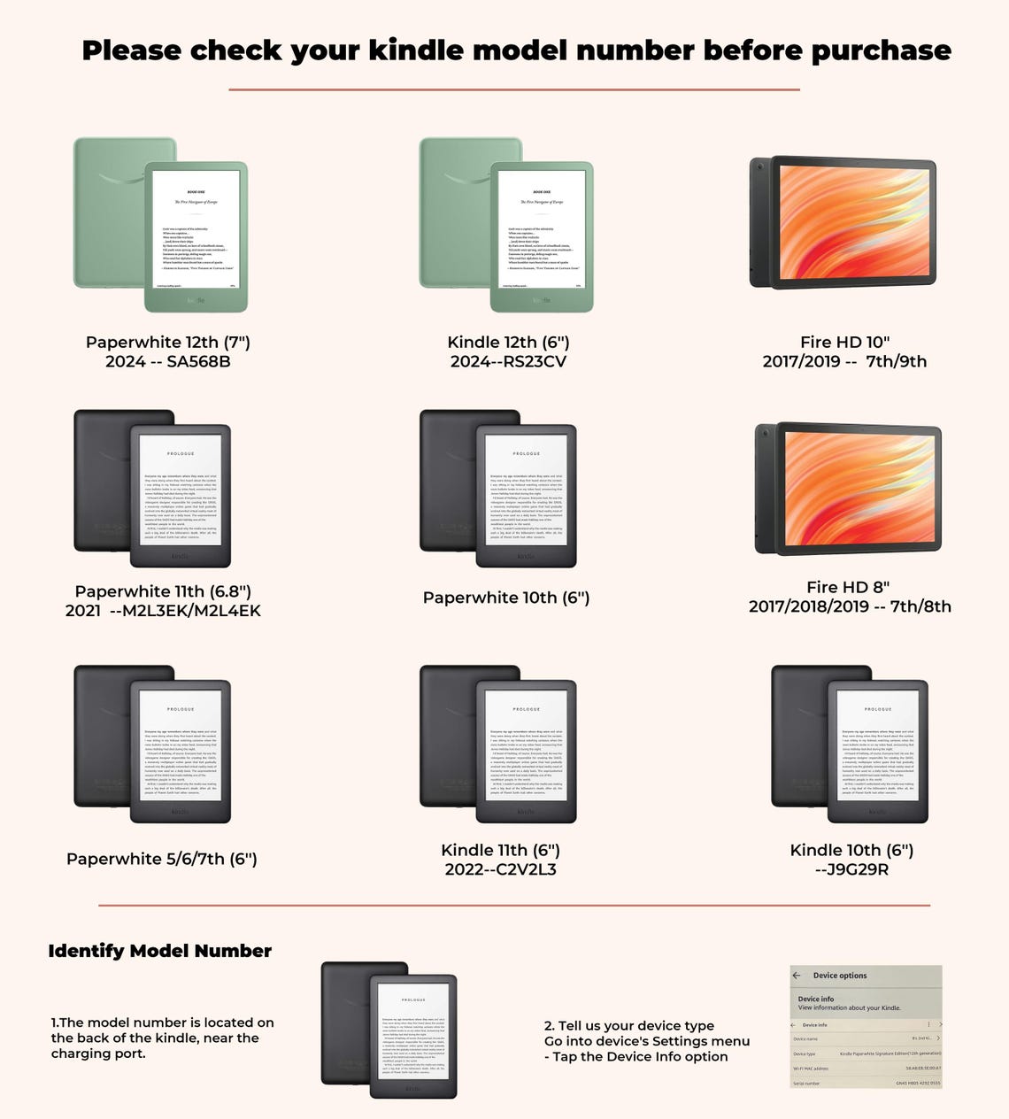 Gold Stripe Personalization All New Kindle Paperwhite 12th Gen 2024 ...