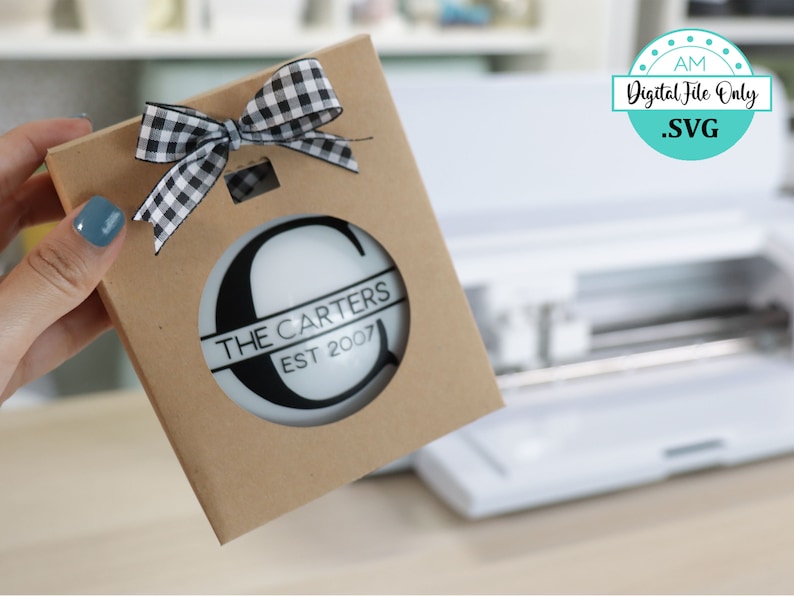 Christmas Ornament Box Template Pattern SVG Files Cut - Etsy