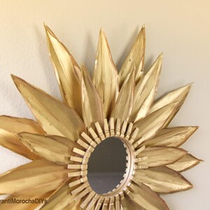 DIY Paper Sunflower / Sunburst Mirror - DIGITAL FILE - Etsy
