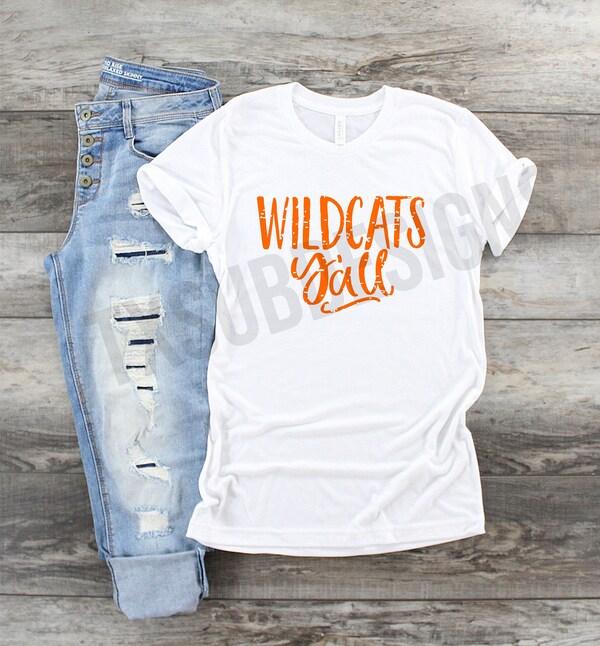 In My WILDCAT ERA Tee Groovy School Wildcat Mascot PTO - Etsy
