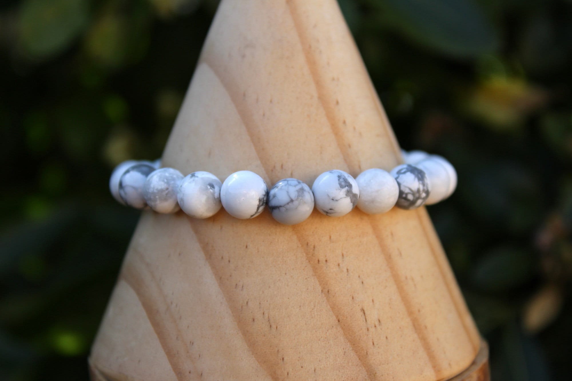 White Howlite Bracelet Howlite Bracelet Yoga Bracelet White | Etsy