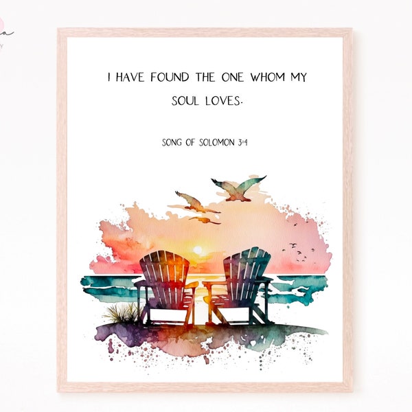 Watercolor Beach - Etsy