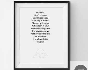 Rainbow Baby Poem - Etsy