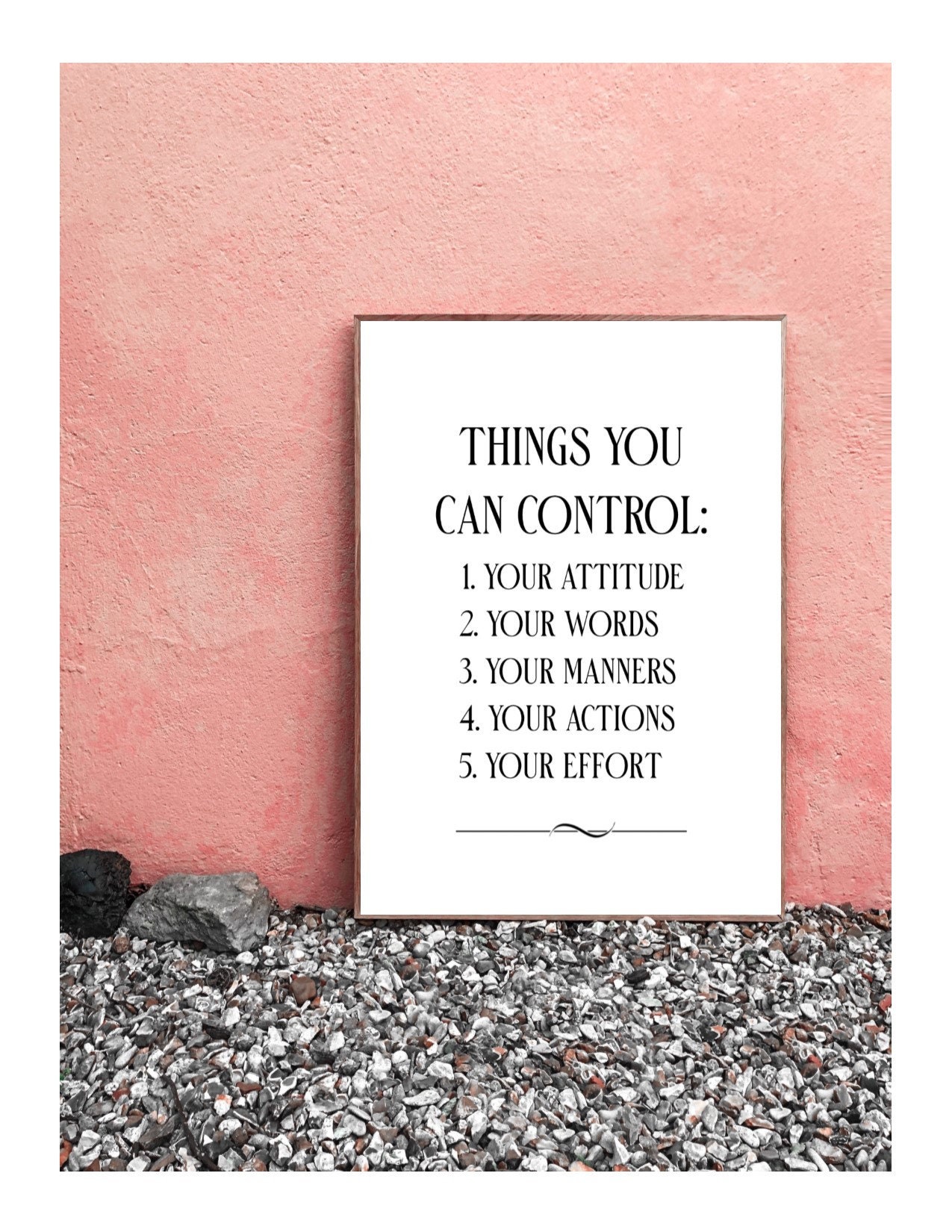 Things You Can Control Printable Wall Art - Etsy