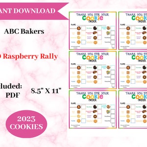 ABC Bakers Girl Scouts Thank You for Your Girl Scout Cookie - Etsy