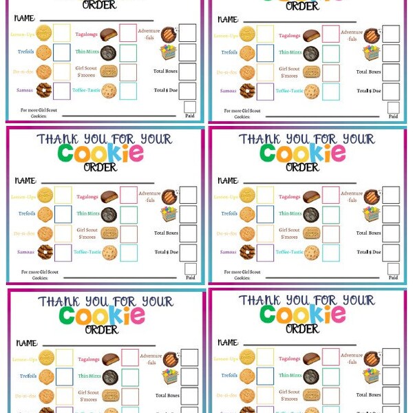 Girl Scout Cookie Border - Etsy