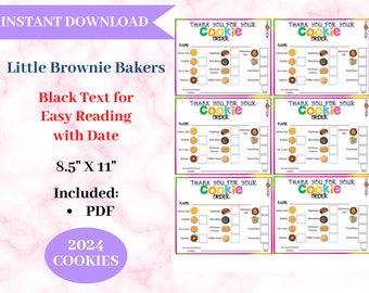 ABC Bakers Girl Scouts Thank You for Your Girl Scout Cookie Order ...